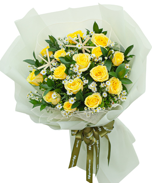 Colleague's birthday Shining like a star Happy birthday flowers