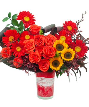 Vase of flowers Mercy 2, flowers shop online